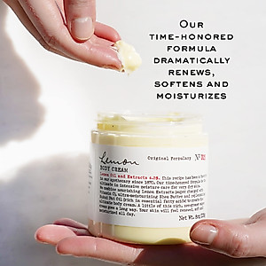 C.O. Bigelow Lemon Body Cream, Moisturizing Body Cream with Shea Butter, Kukui Nut Oil, Lemon Oil and Extracts for Dry Skin, 8 oz.