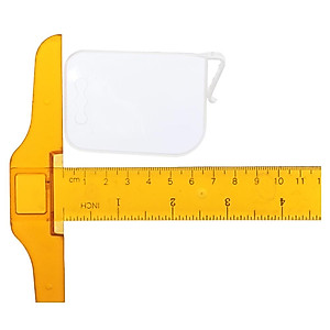 couponhub 20Pcs Clear Plastic Fridge Organizer Partition,Portable Fridge Container Divider Easy to Install,Durable Multipurpose Drawer Separators Board for Fridge Drawer