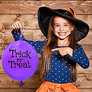 JOYIN 36 PCS Halloween Punch Balloons for Kids Trick or Treat Game, Punching Balloon Party Favor Supplies Indoor Outdoor Decorations