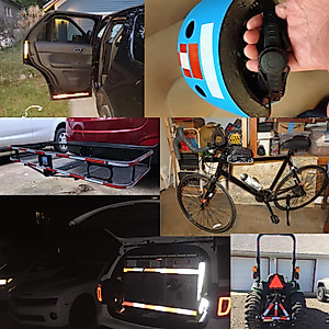 Bulina Reflective Tape 2 Inch X 82ft Safety Tape High Visibility Conspicuity Reflector Blue Tape for Trailer, Cars, Trucks(FG003B)