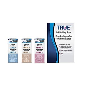 TRUE METRIX® Control Solution Bundle Level 1, Level 2 and Level 3 Solutions + TRUEplus® Log Book