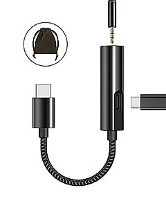 USB C Headphone and Charger Adapter, 2 in 1 Stouchi 32bit 384khz USB Type C to 3.5mm Audio Jack with PD 30W Fast Charging Converter for Stereo, Aux, Earphones Compatible with Galaxy S20/S21 Note 20/10