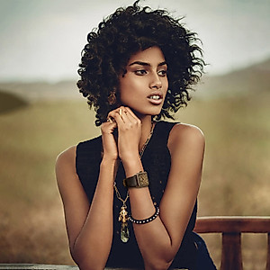 Valence Watches for Women, Vintage Square Face Wrist Watches for Women, Classic Ladies Quartz Watches with Brown Leather Band（83 Brown）