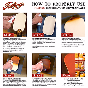 Fiebing's Leather Dye - Orange - 32oz Alcohol Based Permanent