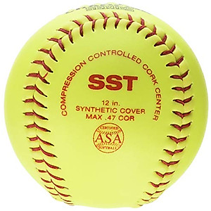 Wilson Sporting Goods A9106 ASA Series Softball (12-Pack), 12-Inch, Optic Yellow (WTA9106BASA-LOW)