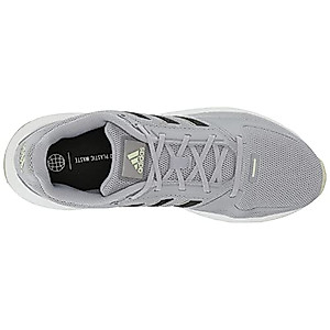 adidas Women's Runfalcon 2.0 Running Shoe, Halo Silver/Black/Linen Green, 8