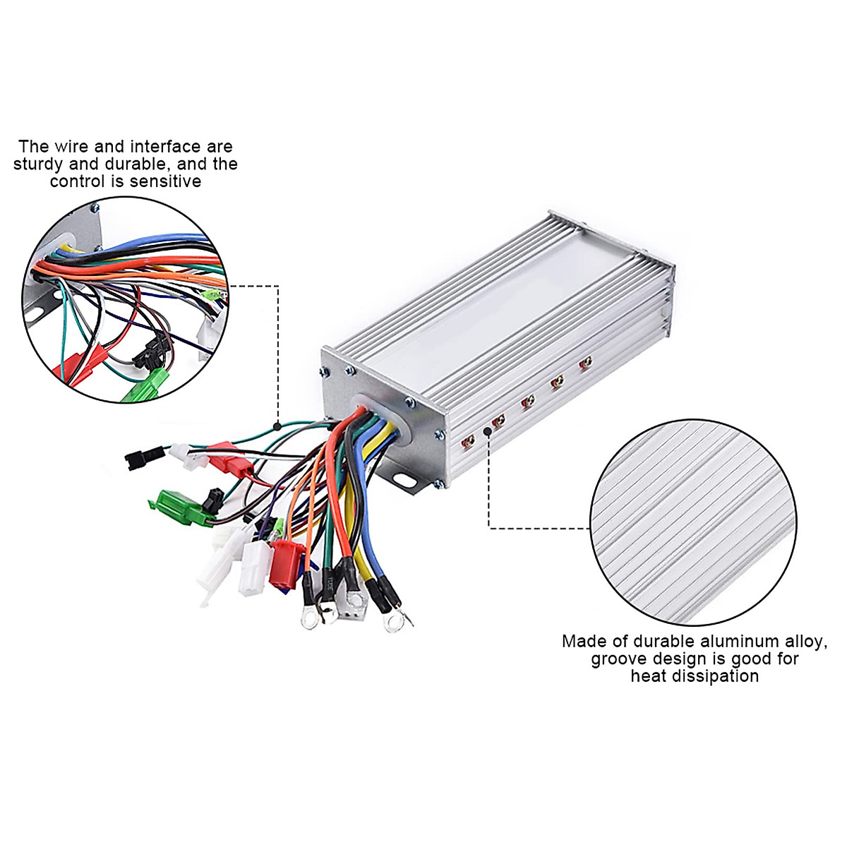 Alomejor Electric Scooter Motor 36V/48V 1000W Brushless Motor Controller for Electric Scooter