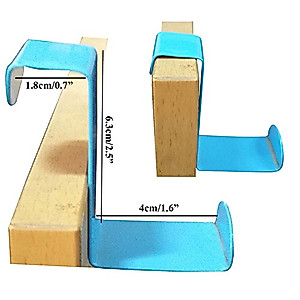 NewFerU Over The Door Cubical Wall Panel Utility Rack Hanger Hook Metal Partition Storage Organizer Set for Coat Clothes,Towel,Wreath,Key,Garage,Kitchen,Bathroom,Kids Room (Pure Hook)