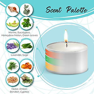 Moonlight Makers I Need A HUGe Margarita Candle, Lavender & Driftwood Scented Handmade Candle, Natural Soy Wax Candle, 25+ Hour Burn Time, 8oz Tin