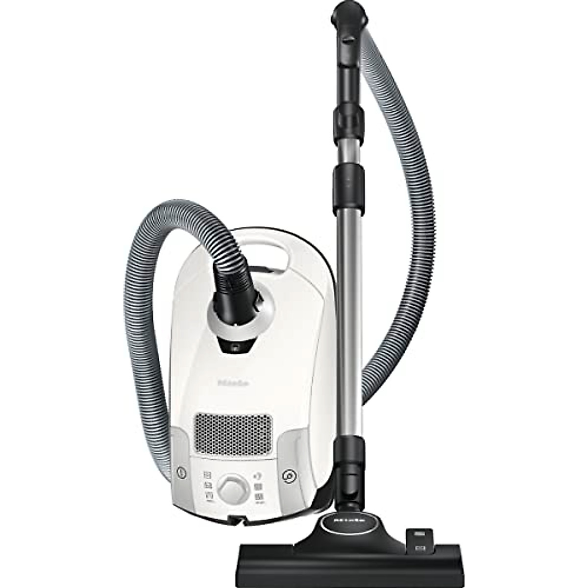 Miele Compact C1 Pure Suction Powerline Canister Vacuum, Lotus White