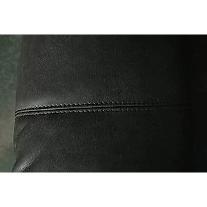 Blackjack Furniture Marsden Modern Leather Air Reclining Living Room Loveseat, Gray