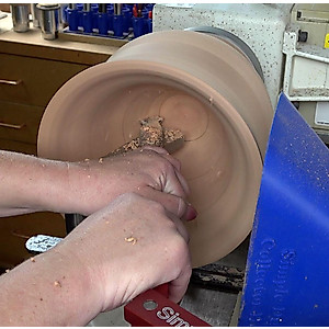 Simple Woodturning Tools Simple Scraper V 12" long angled carbide tool for steep or straight inside walls and bottom finishing, USA Made (Unhandled, Oval Cutter)