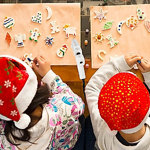 SHJADE Mini Hot Glue Gun with 30 Glue Sticks, Fast Heating Hot Melt Gun, 20W Glue Gun Kit, Lightweight Craft Gun for DIY, Home Repairs, Kids' School Projects, White