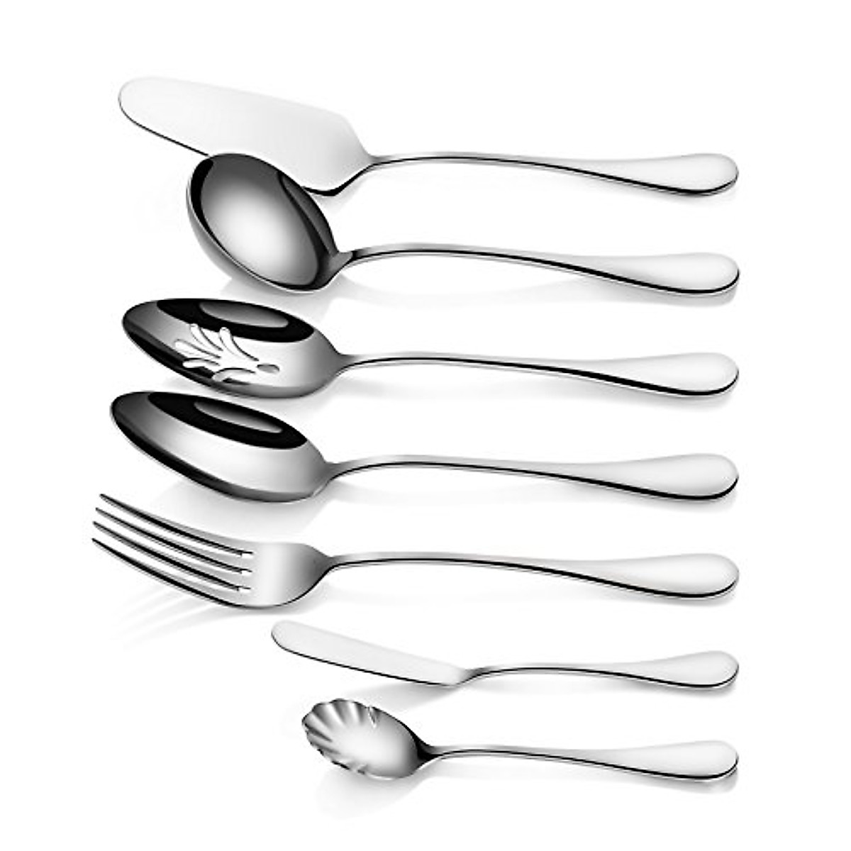 Artaste 18/10 Stainless Steel Elegant Serving & Hostess Flatware Sets (7-Piece Hostess Set)
