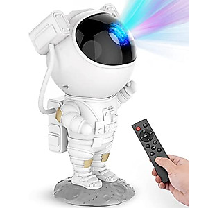 Star Projector Galaxy Night Light - Astronaut Space Projector, Starry Nebula Ceiling LED Lamp with Timer and Remote, Kids Room Decor Aesthetic, Gifts for Christmas, Birthdays, Valentine's Day