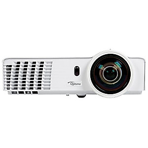 Optoma W303ST Full 3D WXGA 3000 Lumen DLP Short Throw Projector with 18,000:1 Contrast Ratio