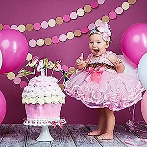 24 Pieces Hummingbird Cupcake Topper Hummingbird Cake Bird Decoration Cupcake Picks Toothpicks with Hummingbird Shape Hummingbird Cake Bird Decoration for Birthday Christmas Party Cake Decoration