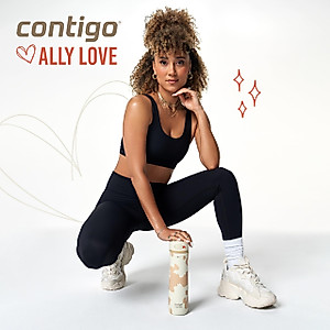 Contigo X Ally Love Ashland Chill 2.0, AutoSpout Lid, 24oz, Stellar Jay Cowhide Couture