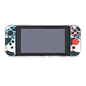 Soccer Ball Art Style Protective Case Cover for Nintendo Switch Shock-Absorption Anti-Scratch Design