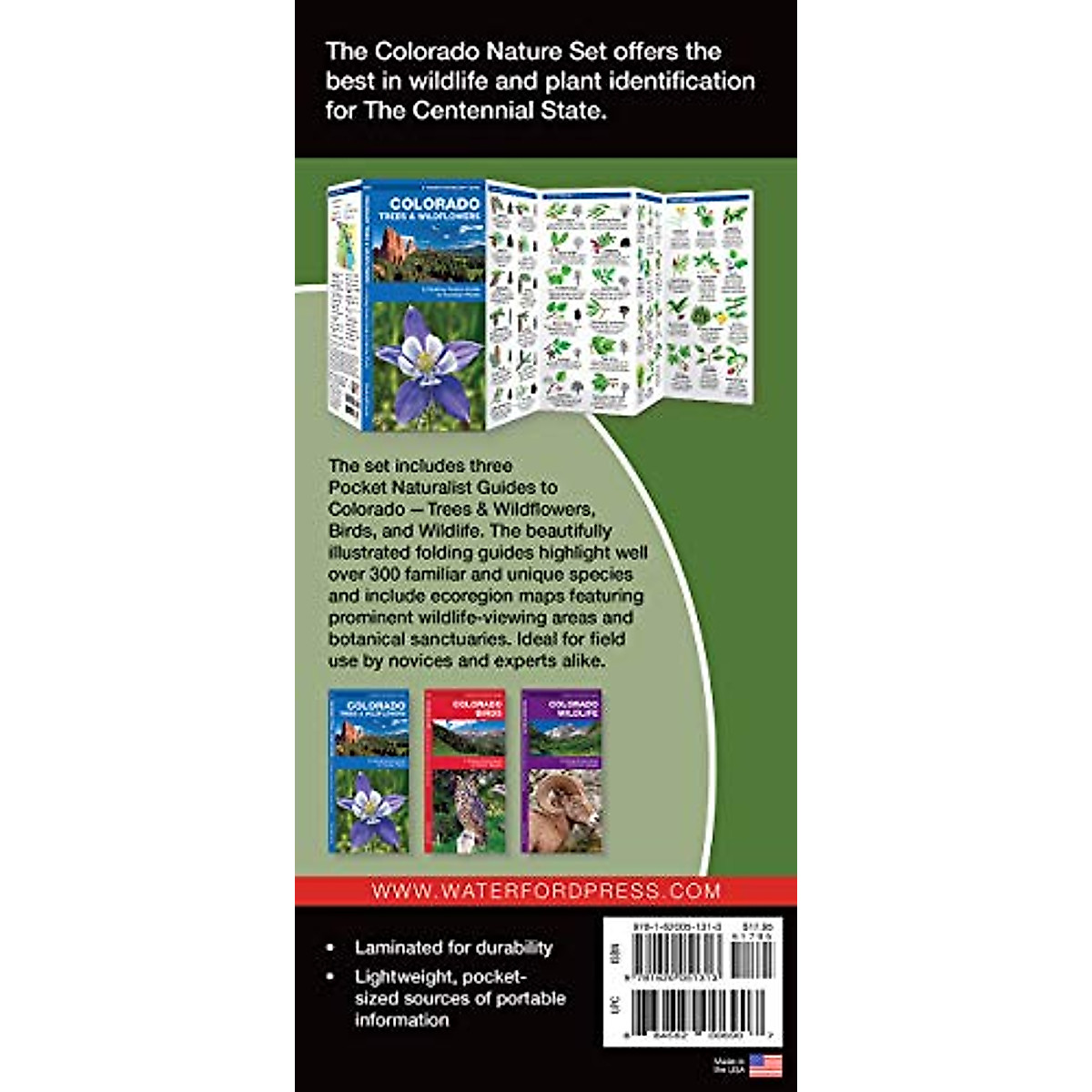 Colorado Nature Set: Field Guides to Wildlife, Birds, Trees & Wildflowers of Colorado (Nature Observation North America)