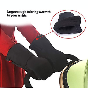 XGOPTS Baby Stroller Gloves Universal Warm Hand Muffs Mittens Winter Waterproof Pram Hand Warmers Thick Pushchair Mittens