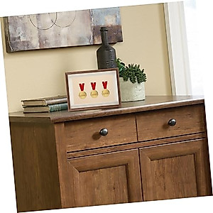 WOONEKY Medal Photo Frame Lapel Pin Holder Medal Display Stand Medal Display Frame Decorative Medal Frame Medal Holder Portrait Picture Frame Jewelry Case Sports Medal Frame Wooden