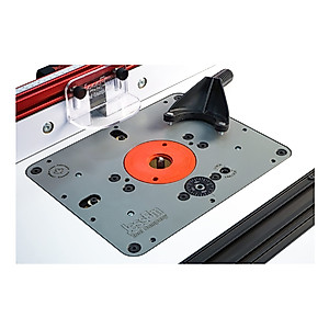 JessEm 02310 Rout-R-Lift II Router Lift for 3-1/2'' Diameter Motors with GRR-RIPPER2 Go Push Block (2 Items)