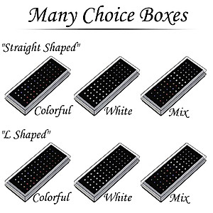 ijuerybai Cute Nose Rings for Women, Surgical Stainless Steel Nose Studs Women Men 20g Small Nose Rings Bone Studs, Hypoallergenic Real Nose Piercings Body Jewelry Bulk Unique Tiny - Straight/Mix