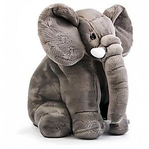 Stuffed Elephant Plush Animal Toy (12 x 9 x 15 inch)