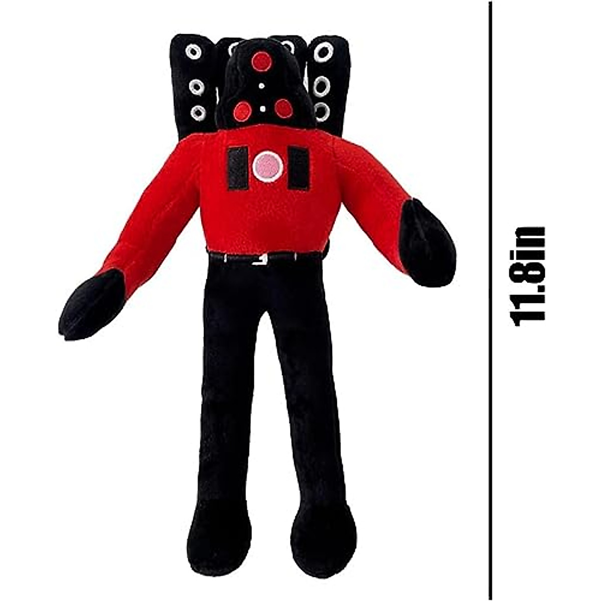 PERUKOYO Skibidi Toilet Toy Plush,Cameraman Plush,Speakerman Plush Toy Stuffed Animal Plushie,Fun and Whimsical Stuffed Figure Doll Gift for Game Fans Kids Children