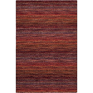 SAFAVIEH Himalaya Collection Accent Rug - 3' x 5', Red & Multi, Handmade Wool, Ideal for High Traffic Areas in Entryway, Living Room, Bedroom (HIM703A)