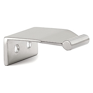 Richelieu Hardware BP386216195 5/8-inch (16 mm) Center-to-Center Brushed Nickel Modern Cabinet and Drawer Edge Pull Handle for Kitchen, Bathroom, and Furniture