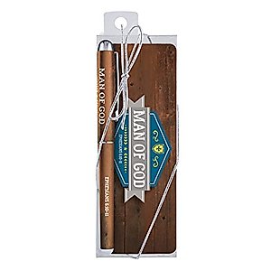 Man of God Father's Day Pen with Bookmark Gift Set, 5 1/2 Inch