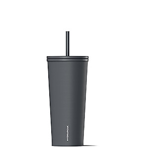 Hydrapeak Journey 25 oz Insulated Tumbler with Lid and Straw, Iced Coffee Cup, Reusable Stainless Steel Water Bottle Travel Mug, Gifts for Women Men, Grey Matter