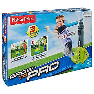 Fisher-Price Grow-to-Pro Triple Hit Baseball