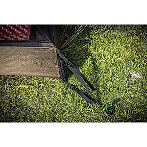 OneTigris 2 Person Mesh Tent, 3 Openings Screen Shelter with Waterproof Bathtub Floor for Outdoors Camping Lightweight Backpacking Thru-Hiking Travel Patio