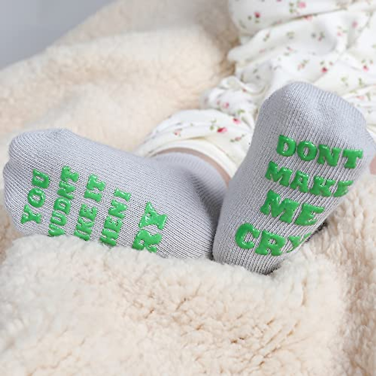 Baby Socks Gift Set - Unique Baby Shower Gifts - Non Slip Socks by Mommachi - Baby Boy Gifts Baby Girl Gifts (0-12 Months)