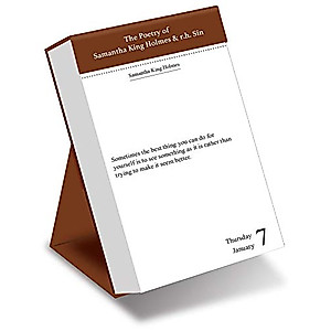 The Poetry of Samantha King Holmes & r.h. Sin 2021 Deluxe Day-to-Day Calendar