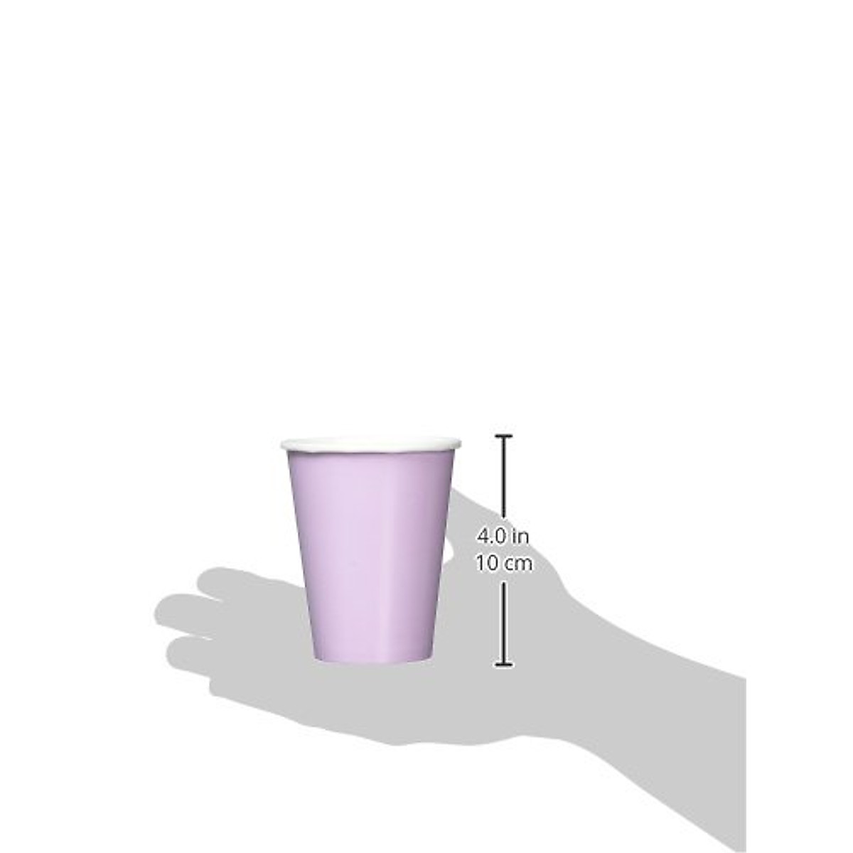 Amscan Vibrant Lavender Paper Cups (Pack of 20) - 9 oz. - Perfect for Parties, Gatherings, Picnics & Home Use