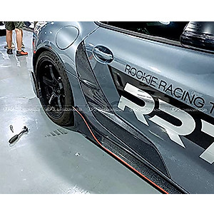 for Toyota 19+ Supra A90 T Type Side Skirt Carbon Fiber (Double Side) Modified Tuned Tuning Car Body Parts Kits USA Warehouse