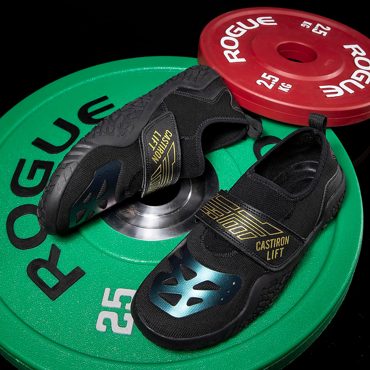 CASTIRON LIFT DeadLift Shoes,Weightlifting Squat Shoes,Weight Lifting Shoes for Heavy Lifting Weight Training,Fitness Cross-Trainer Barefoot & Minimalist Sneakers Gym Training Shoes for Men Women