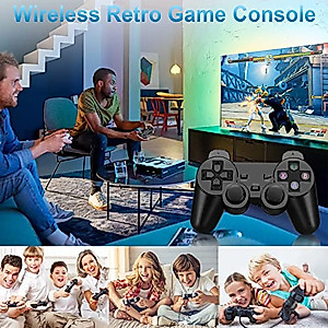 Byte Arcade Wireless Retro Game Console, Retro Game Stick, Nostalgia Stick Game, Plug and Play Game Console Emulator Game Stick 4k 10.000 Games, 9 Classic Emulator, Consoles with Dual 2.4G Wireless Controllers (64G)