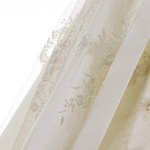 NIMBLE Baby Girls Newborn Christening Embroidered, Champange, Size 6-9 Months