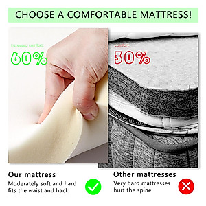 TMEOSK King Size Mattress, 10 Inch Gel Memory Foam Mattress with Cooling Gel Infused, Fit Ergonomics, Comfy Sleeper, Flex Support for Cool Sleep, Pressure Relief,Balance Support,White (10" King)