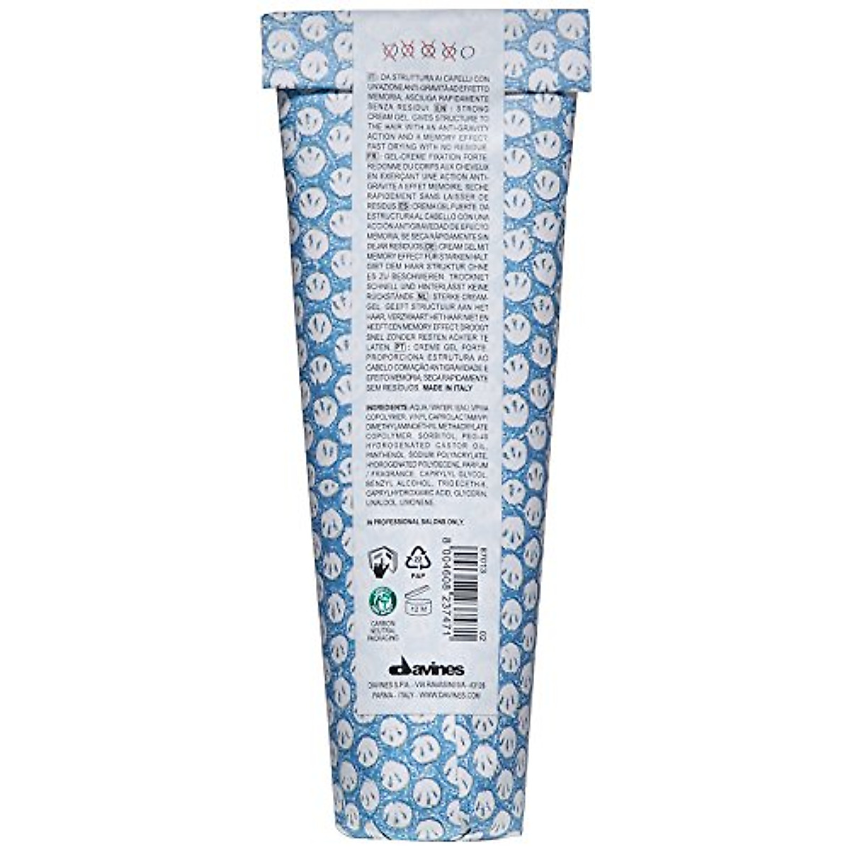 Davines This is a Strong Hold Cream Gel, Create Structure And Definition, For Quick-Drying And Residue-Free Workable Styling, 4.22 Fl. Oz.