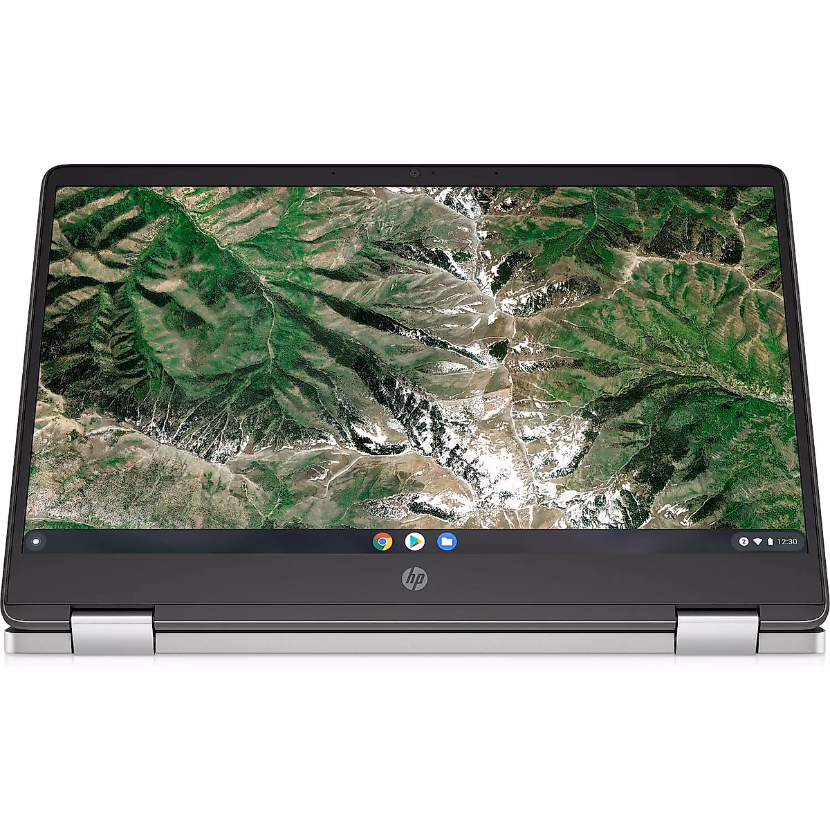 HP Chromebook x360 14-inch HD Touchscreen, 64GB eMMC, Intel Celeron N4020 2-in-1 Laptop (4GB RAM, USB-C, Wi-Fi, Webcam, SD Card Reader, Chrome OS) Silver, 14a-ca0036tg (Renewed)