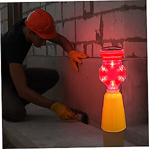 2pcs Signal Light Emergency Beacon Light Solar Strobe Light Emergency Strobe Light Solar Warning Strobe Traffic Flashing Light Warning Light Solar Beacon Solar Flashing Light