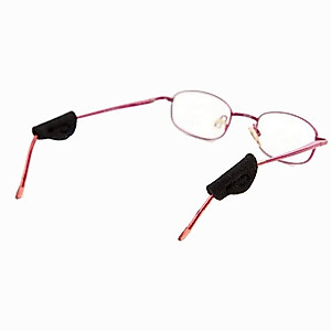 Wedgees 2-Pair Eyeglass Retainers and Eyewear Holders (Black Sport)
