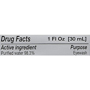First Aid Only H703 Emergency Eye Wash Solution, 1 Oz. Bottle, 12 Pack