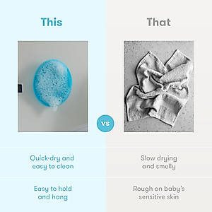 Frida Baby DermaFrida The SkinSoother Baby Bath Brush | Cradle Cap Brush for Babies, Baby Essential for Dry Skin, Cradle Cap Treatment and Eczema | 1 Pack